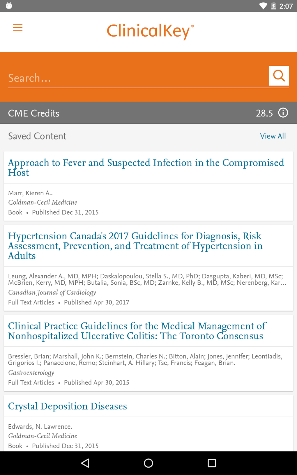 Android 용 ClinicalKey APK - 다운로드