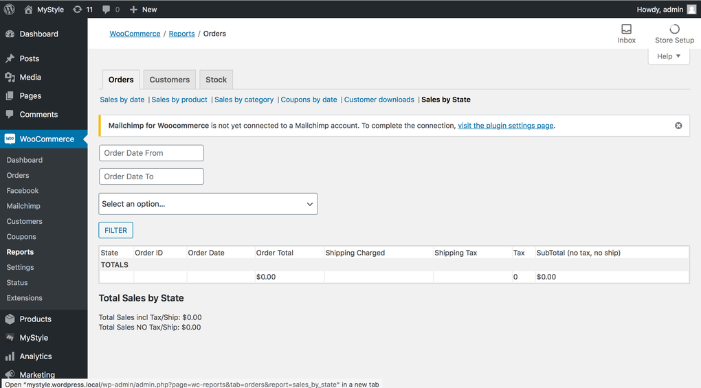 Sales Tax Reports For WooCommerce for WordPress - Download