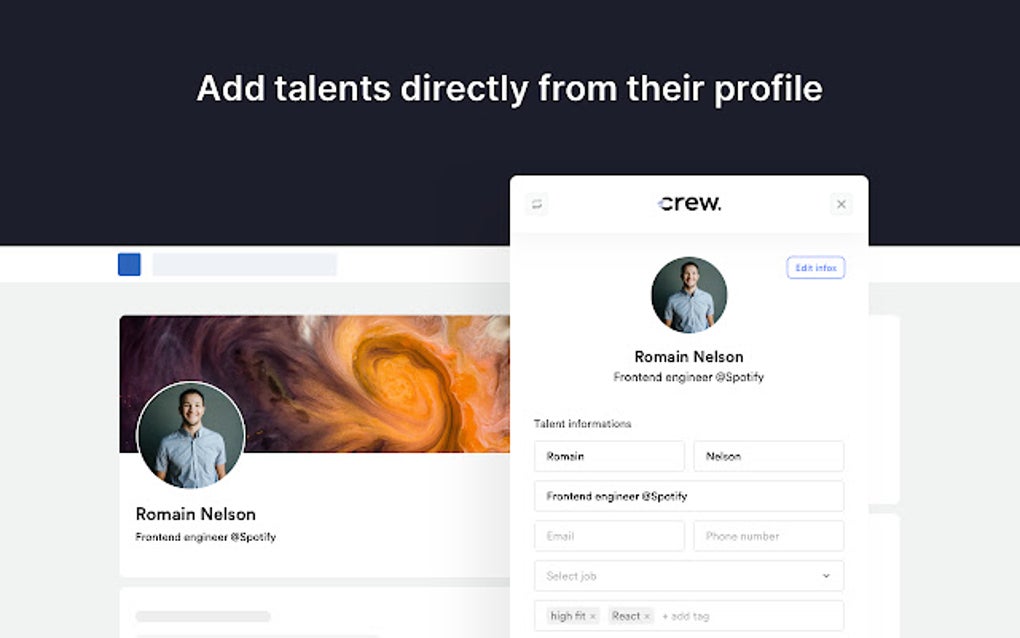 Crew.work Google Chrome 용 - 확장 프로그램 다운로드