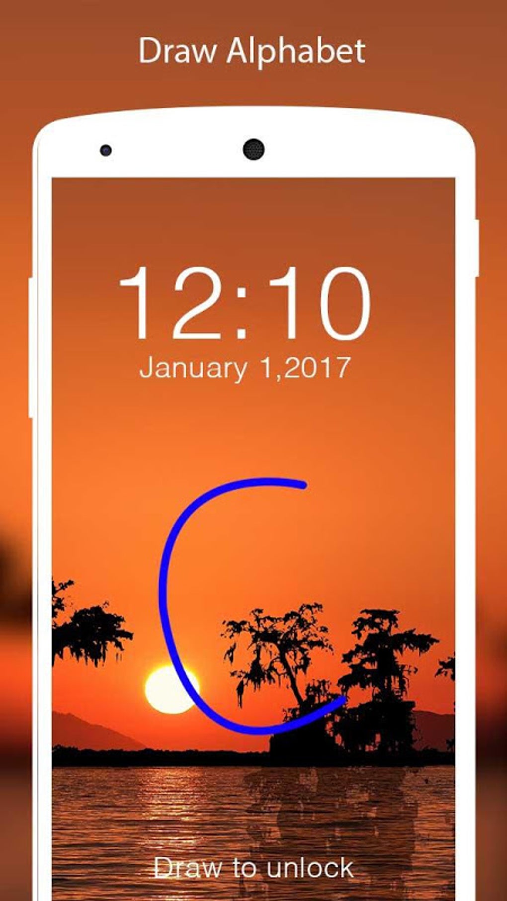 Gesture Lock Screen - Draw Signature & Letter Lock for Android - Download
