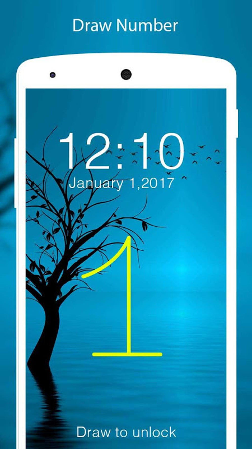 Gesture Lock Screen - Draw Signature & Letter Lock pour Android ...