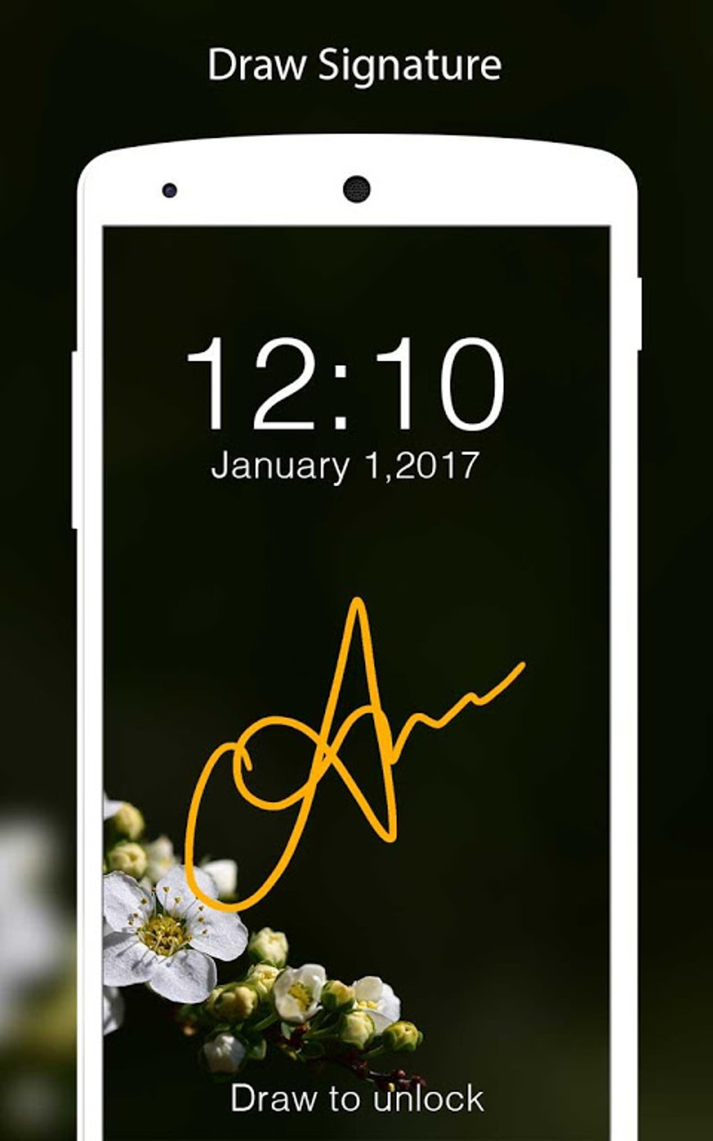 Gesture Lock Screen Draw Signature And Letter Lock For Android Download
