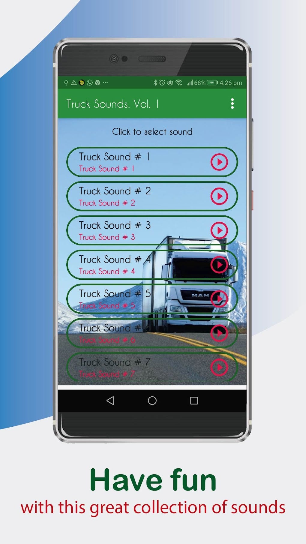 Truck Sounds. for Android - Download