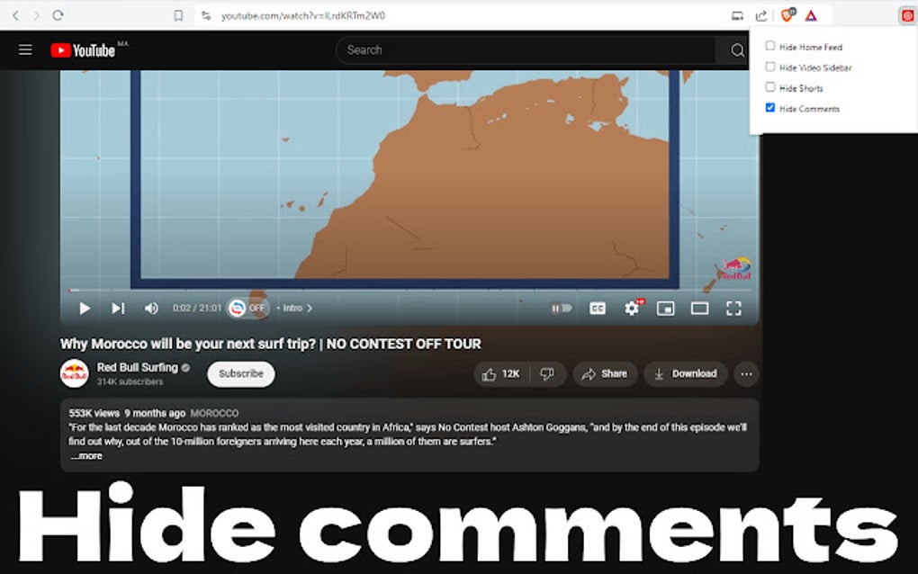 Refuse :YouTube Focus Mode para Google Chrome - Extensión Descargar