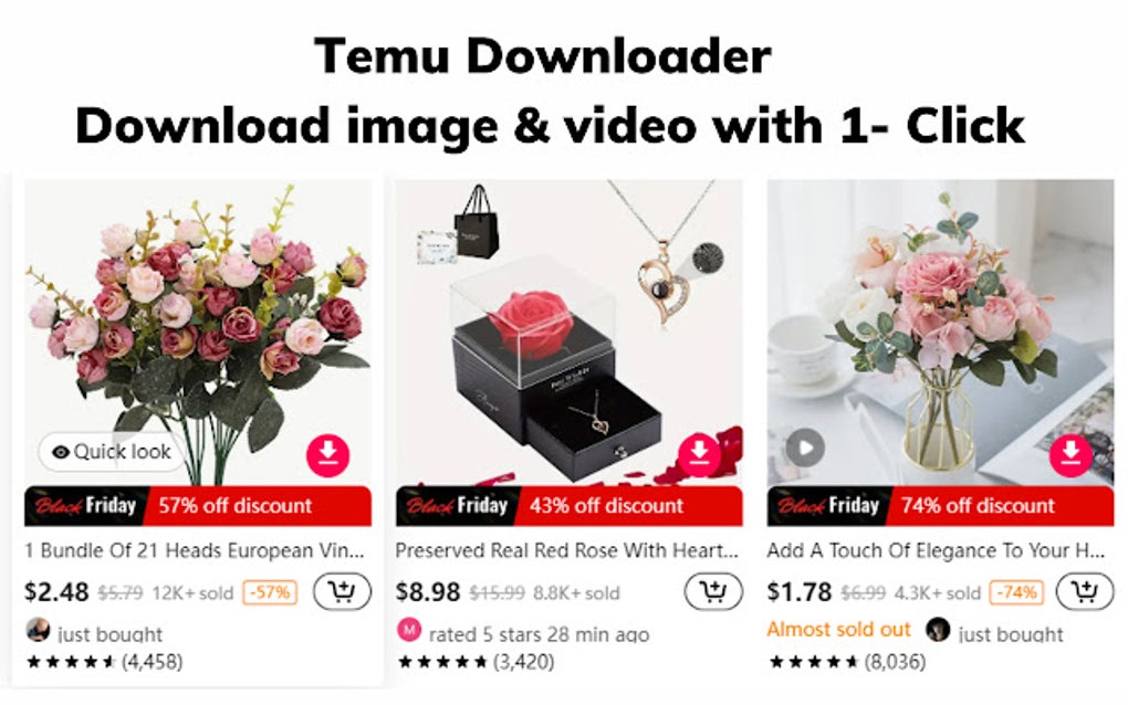 Temu Downloader - Download Videos & Images for Google Chrome ...