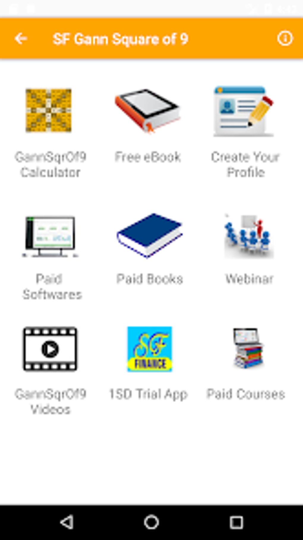 Gann Square of 9 Calculator para Android - Descargar
