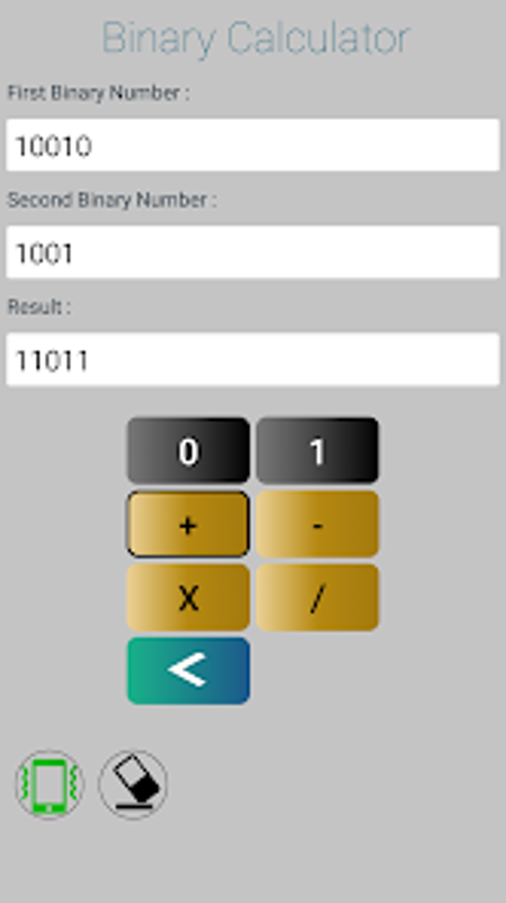 Binary Calculator for Android - Download