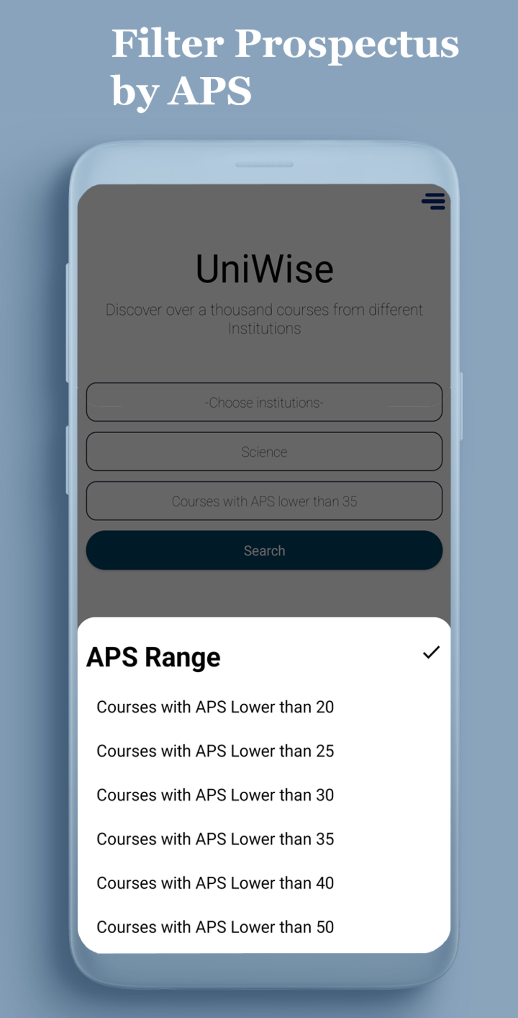 UniWise: Varsity Prospectuses for Android - Download