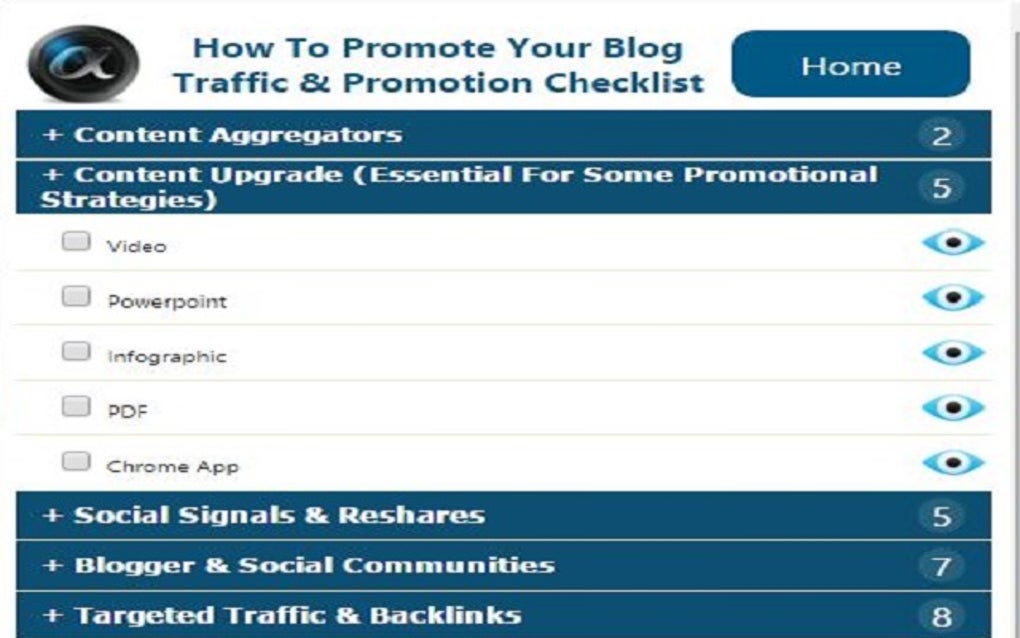 How To Promote Your Blog (Tools Checklist) for Google Chrome ...