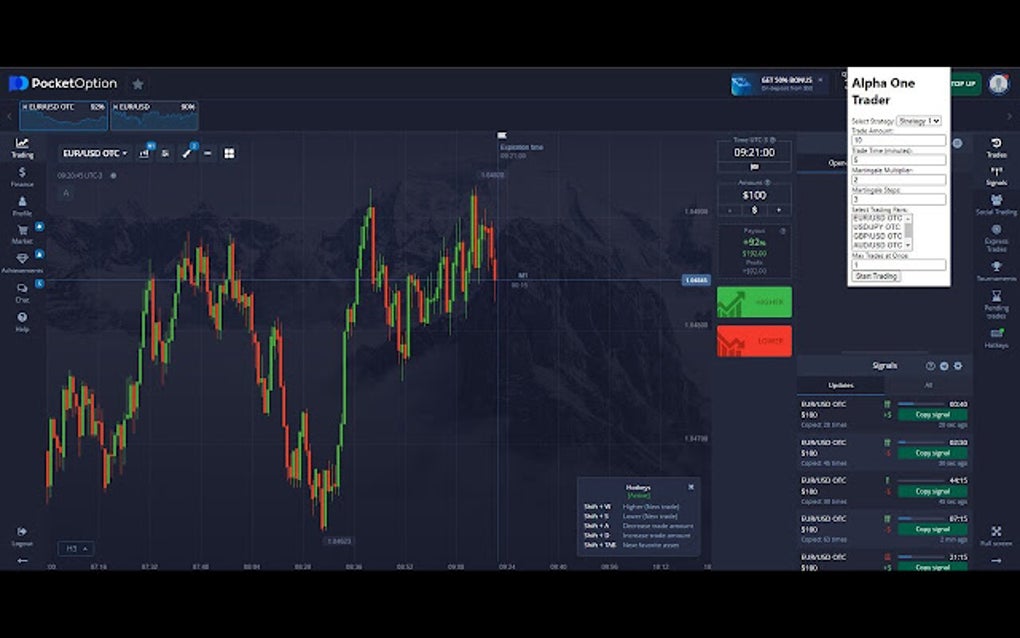Alpha One Trader สำหรับ Google Chrome - ส่วนขยาย ดาวน์โหลด