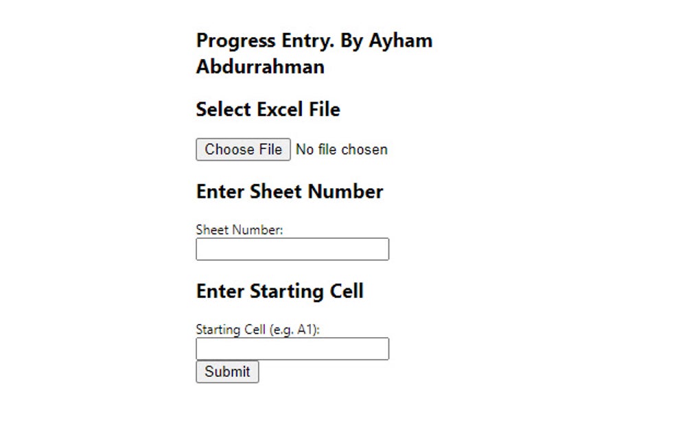 Orison progress Entry. By Ayham Abdurrahman for Google Chrome - Extension Download