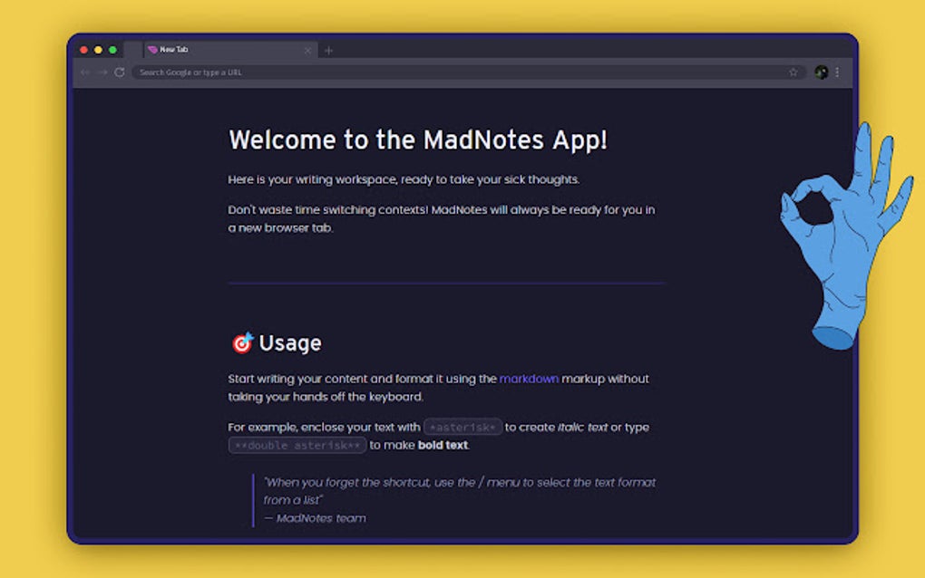 MadNotes for Google Chrome - Extension Download