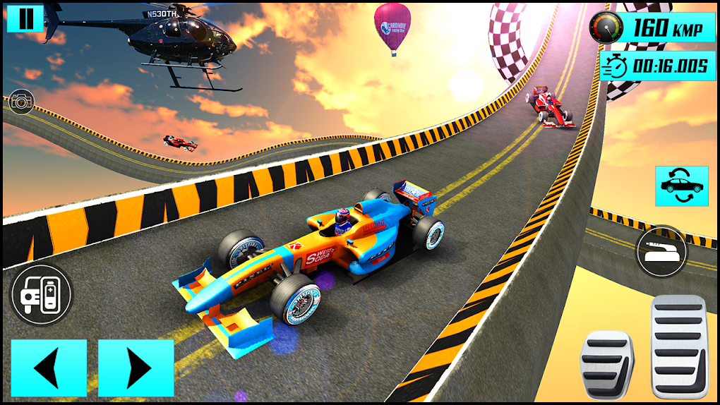 Formula Car Sky Tracks GT Racing Stunts- Car Games APK for Android ...