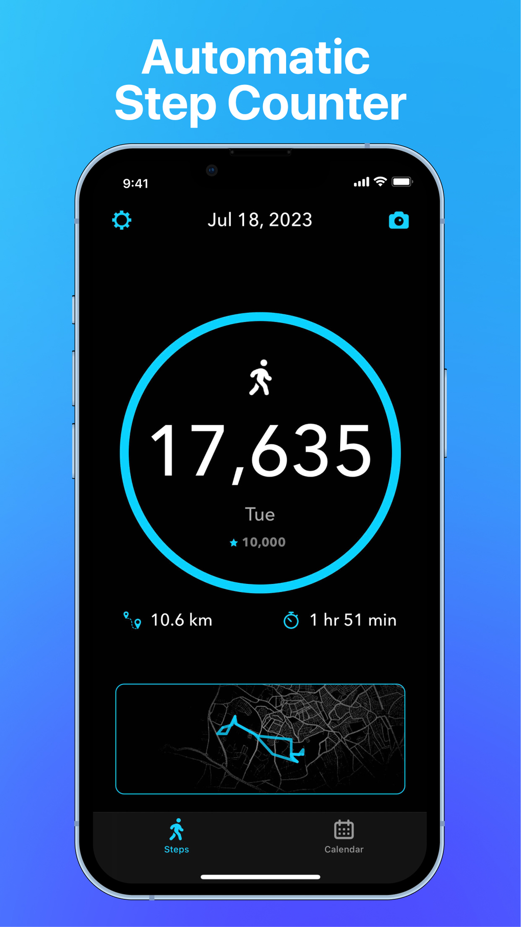 FitSteps - Pedometer Trails for iPhone - Download