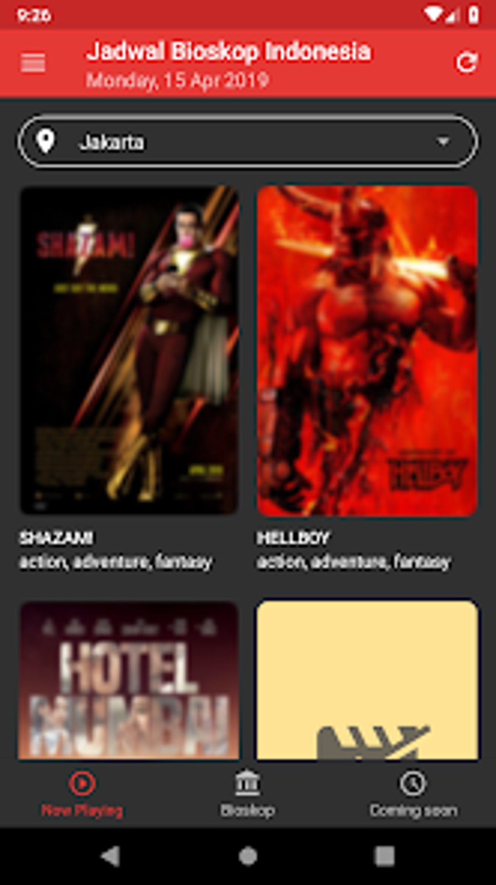 Android 용 Jadwal Bioskop Indonesia - 다운로드