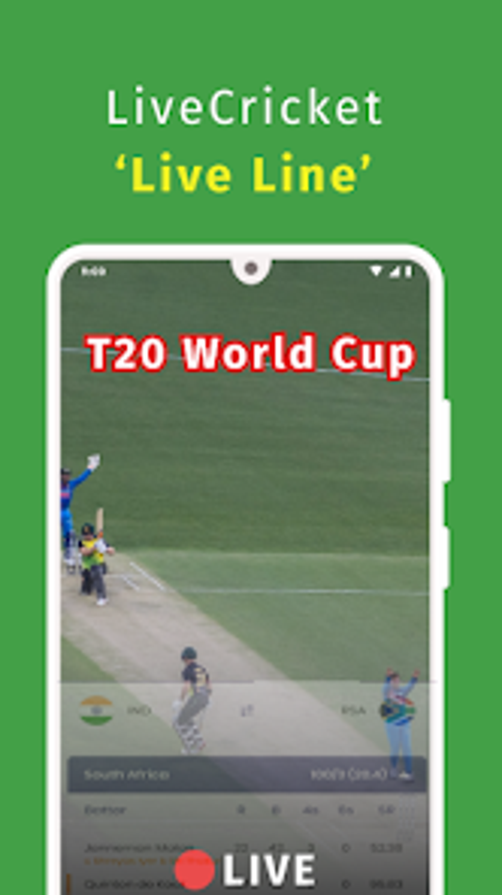 Cricket Live Match pour Android - Télécharger