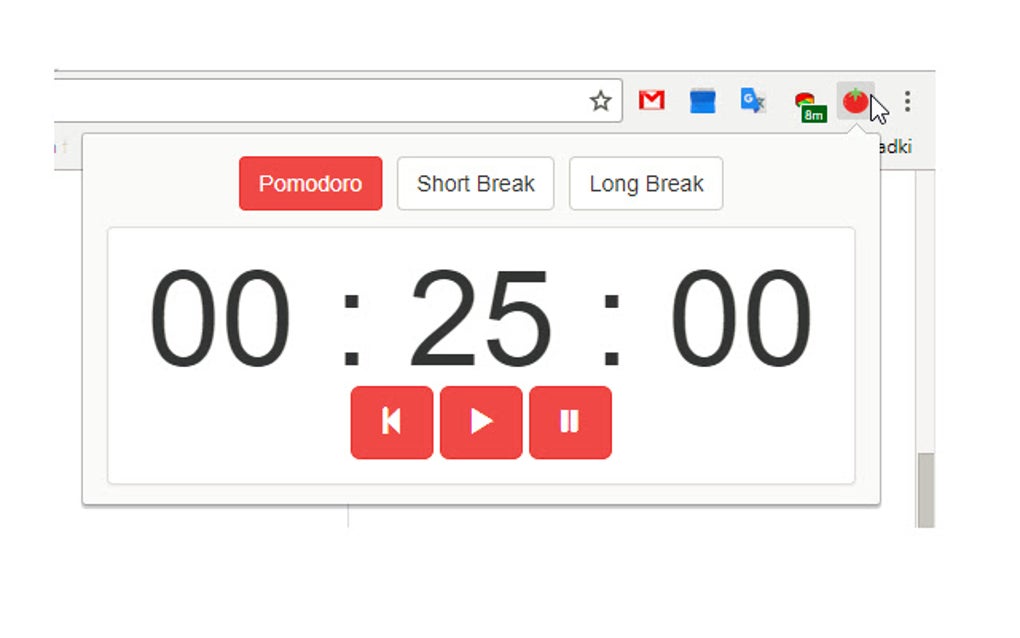 Timer para Google Chrome - Extensión Descargar