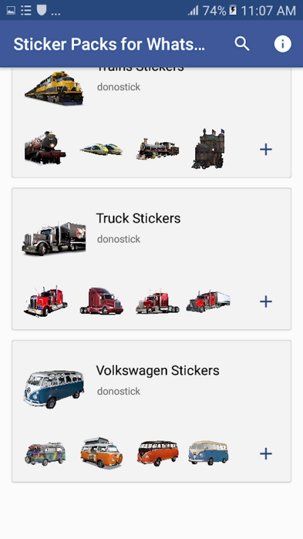 Android 용 Vehicle Stickers for WhatsApp - WAStickerApps Pack APK - 다운로드