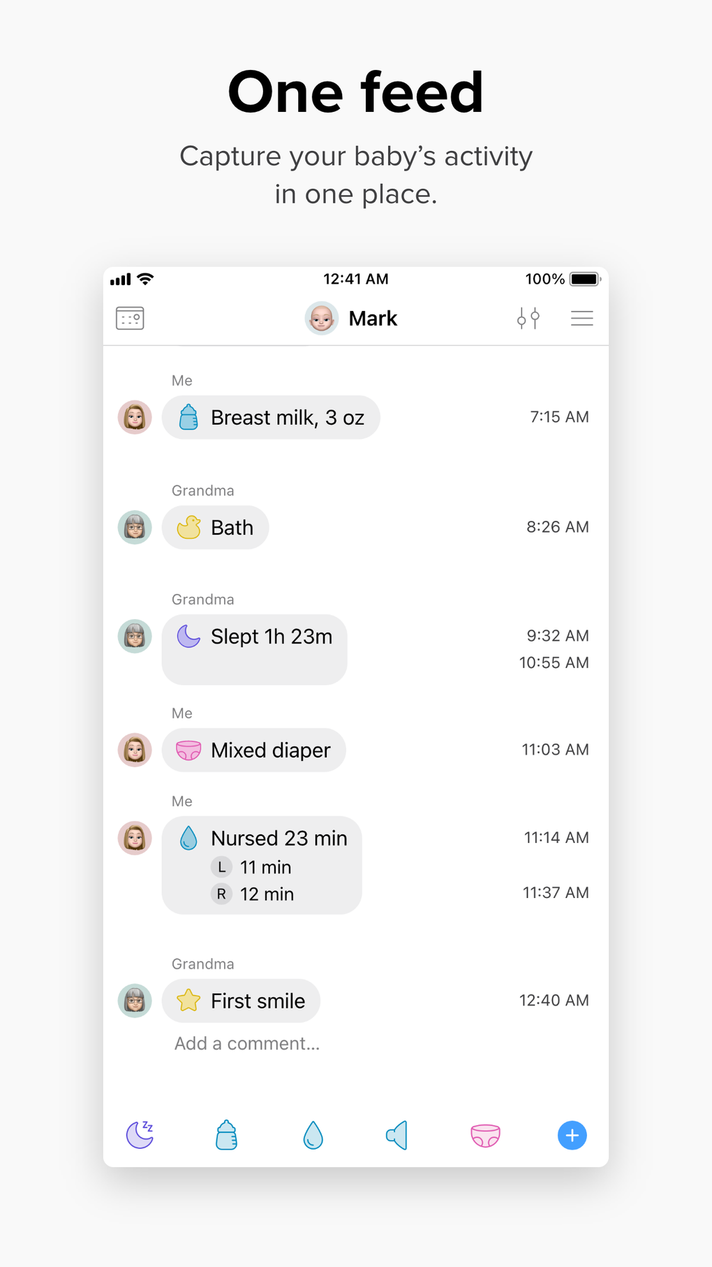 Baby Steps - Daily Logs for iPhone - Download