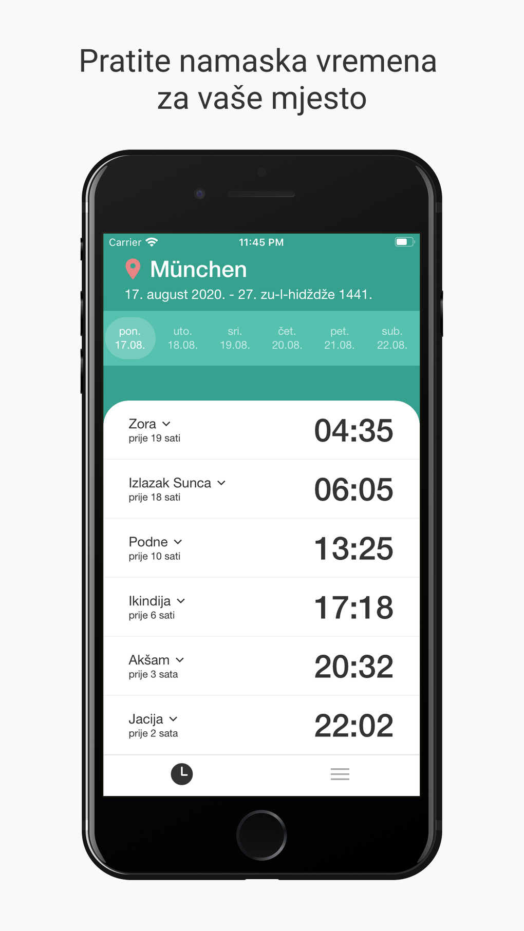 Vaktija.eu para iPhone - Descargar