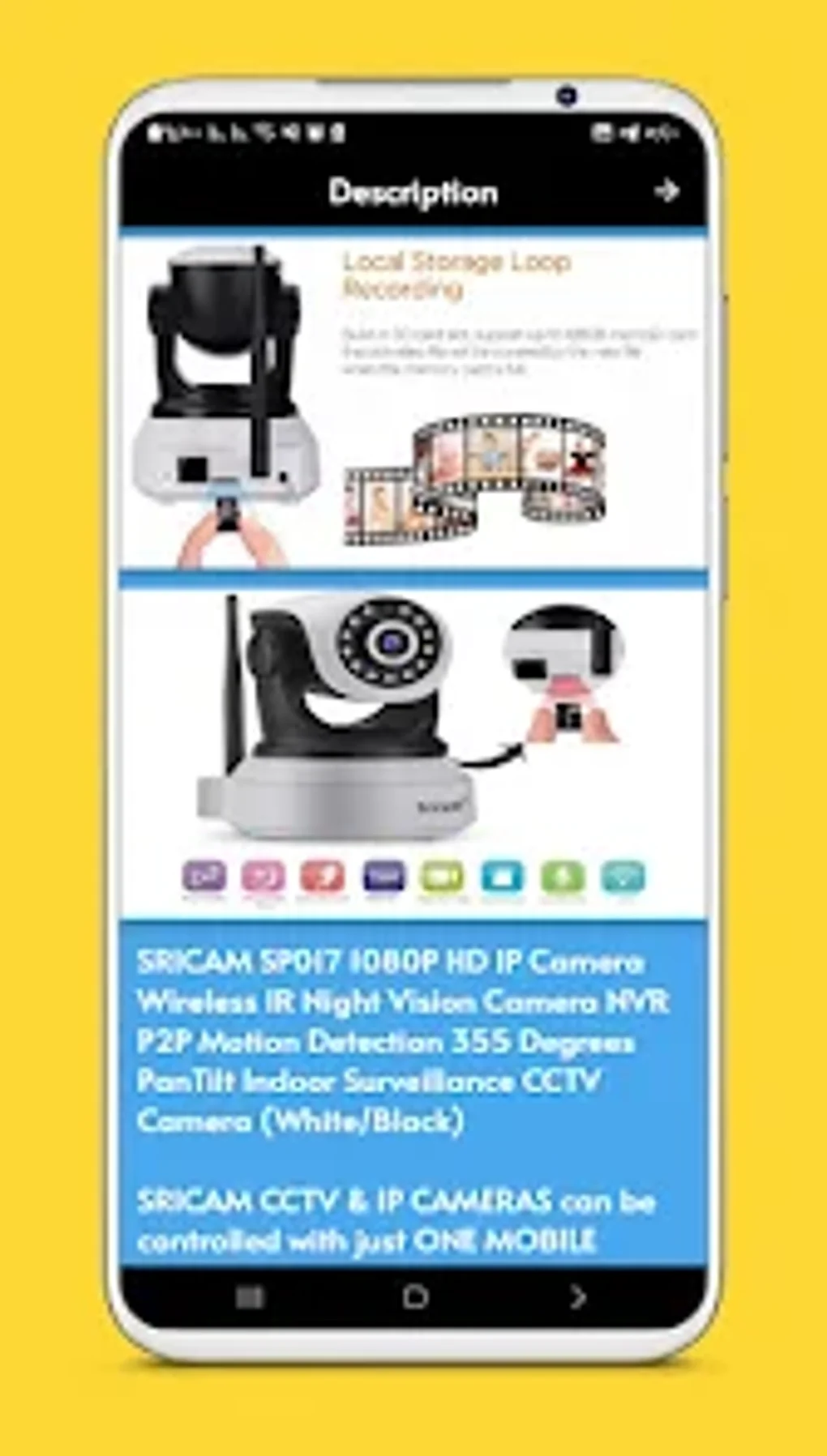 Android 용 sricam ip camera guide - 다운로드
