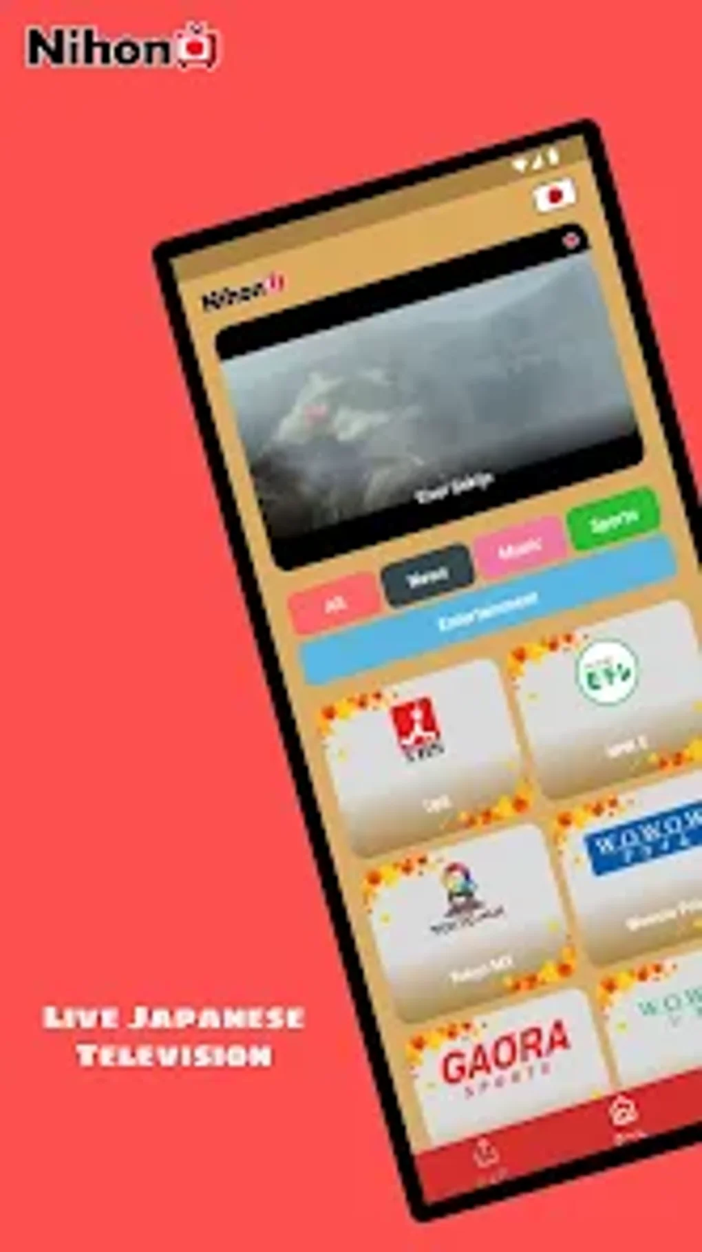 TV Japonesa en vivo NihonTV for Android - Download