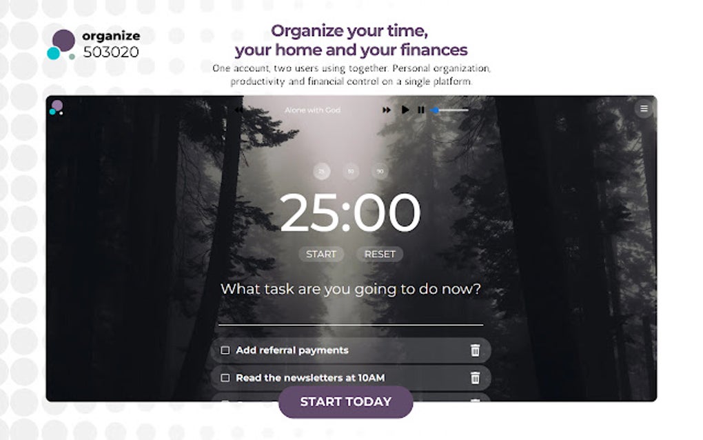 Organize 50 30 20 - Productivity, Time Tracker and Organization สำหรับ ...
