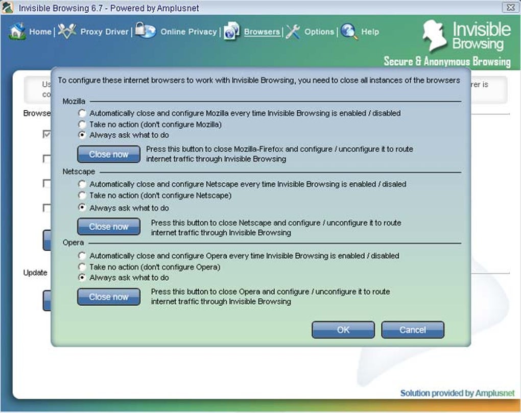 Invisible Browsing - Download