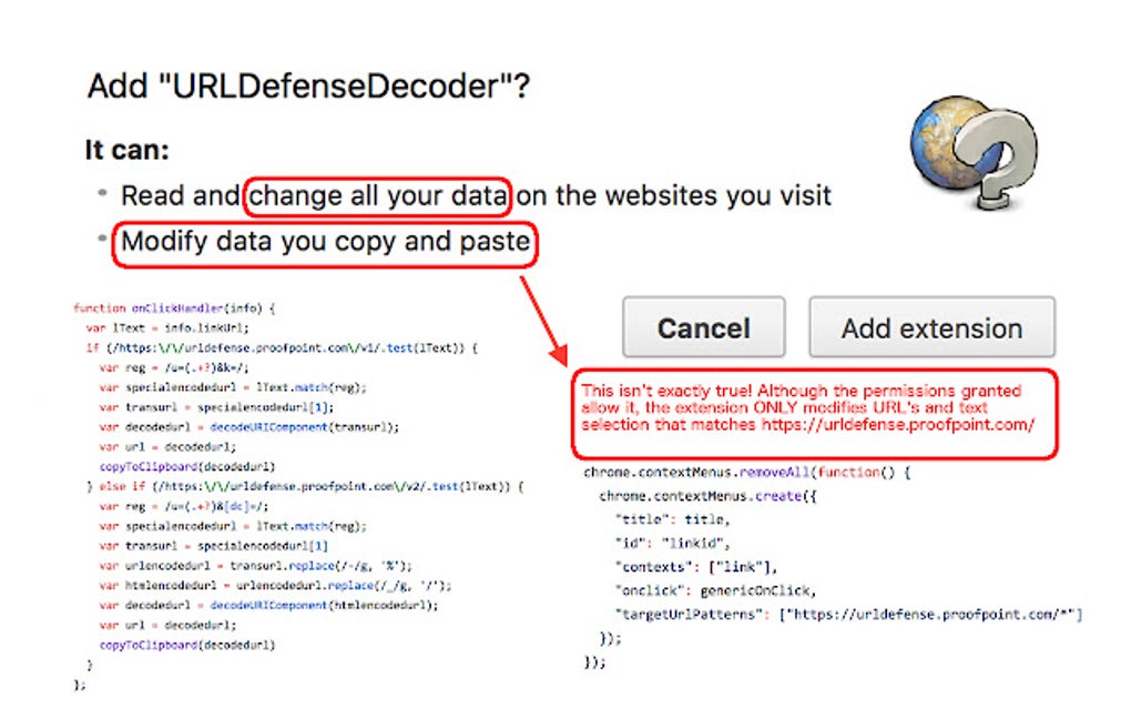 URLDefenseDecoder for Google Chrome - Extension Download