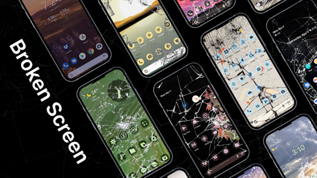 Broken Screen Prank Wallpaper für Android - Download