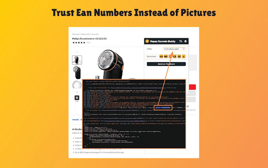Happy Barcode Buddy für Google Chrome - Erweiterung Download