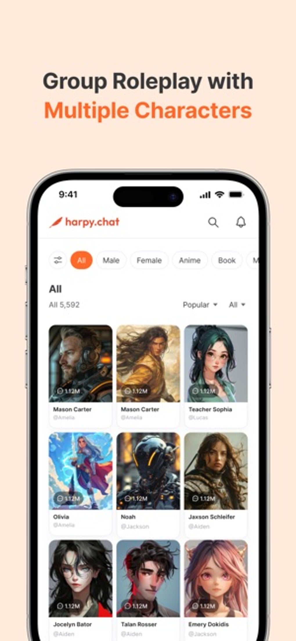 AI 채팅를 위한 harpy.chat - 리뷰, 기능 및 사용 사례