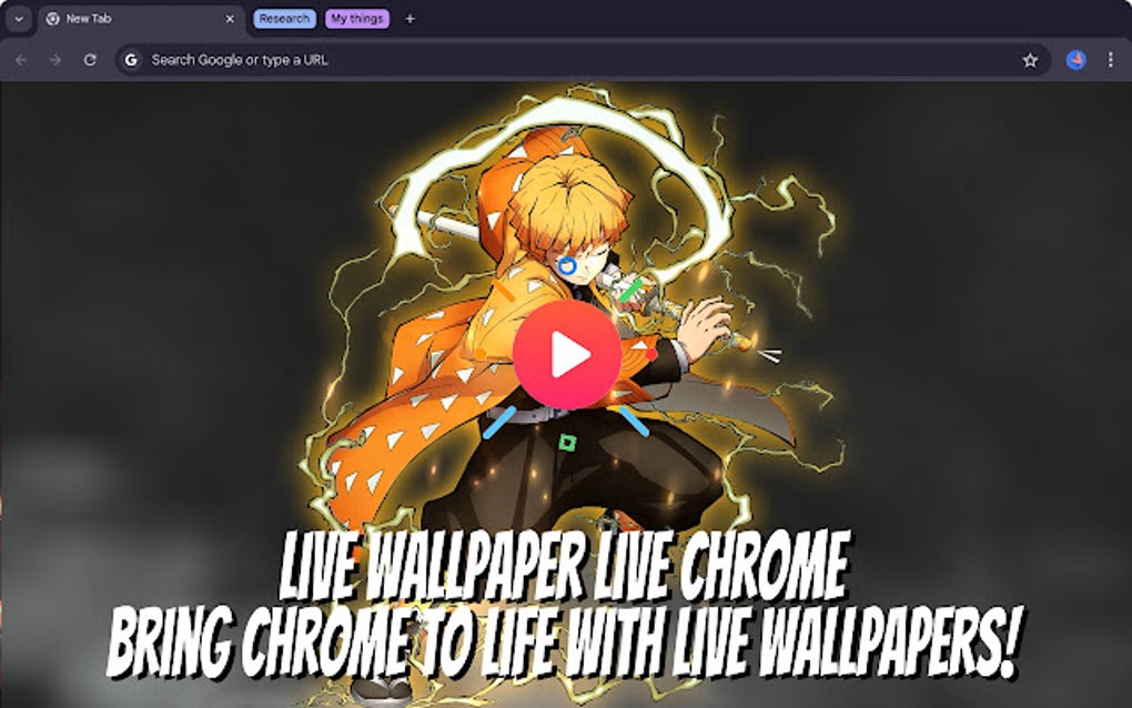 Demon Slayer Live Wallpaper Gameograf for Google Chrome - Extension ...