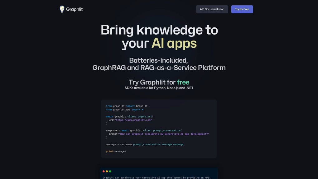 Graphlit for AI Coding: review, features & use cases