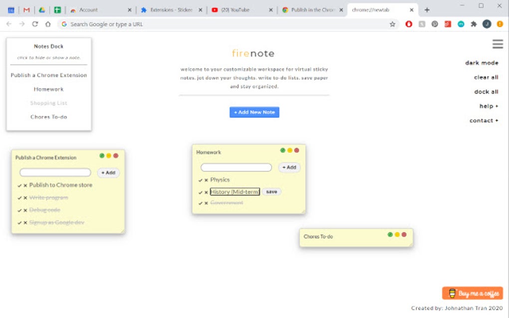 Firenote Update Testing for Google Chrome - Extension Download