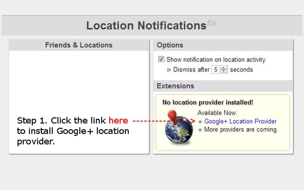 Location Notifications (Ex) for Google Chrome - Extension Download