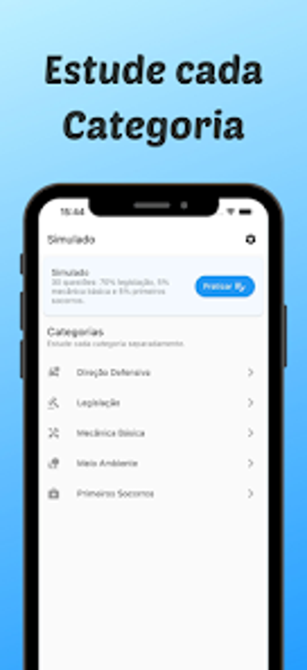 Android 용 Simulado Prova: Carteira CNH - 다운로드