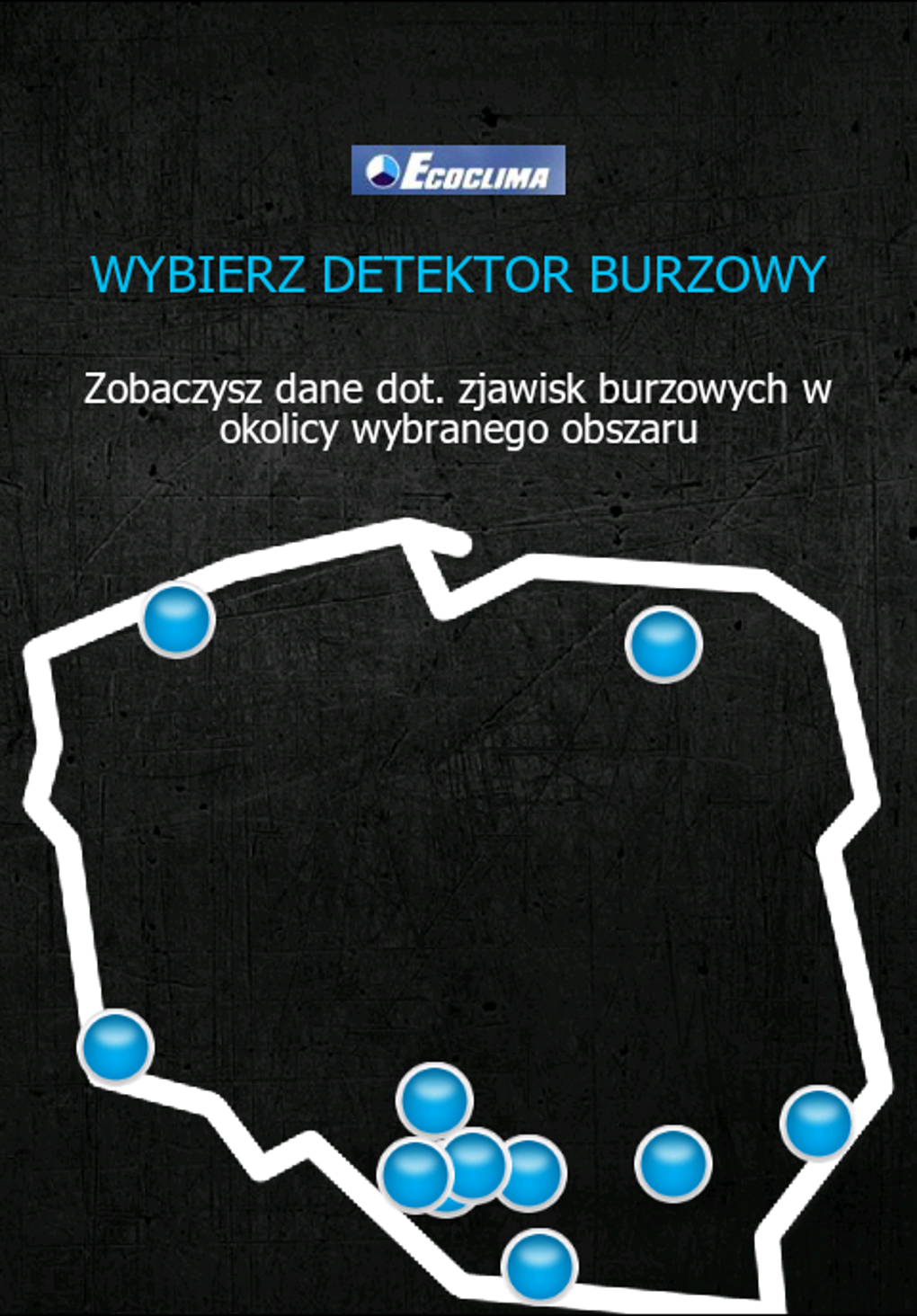 Lokalizator burz for Android - Download