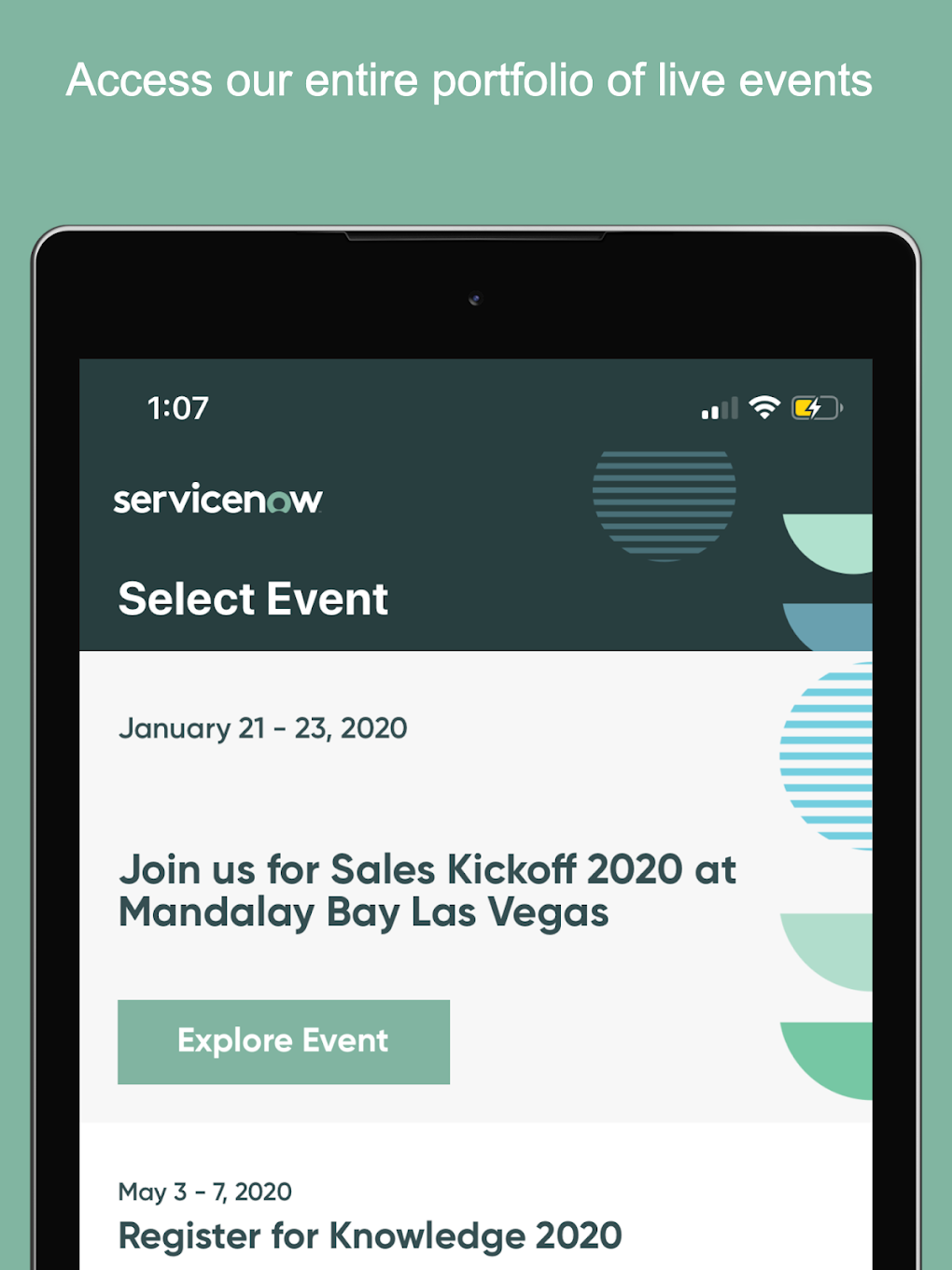 ServiceNow Events para Android - Descargar