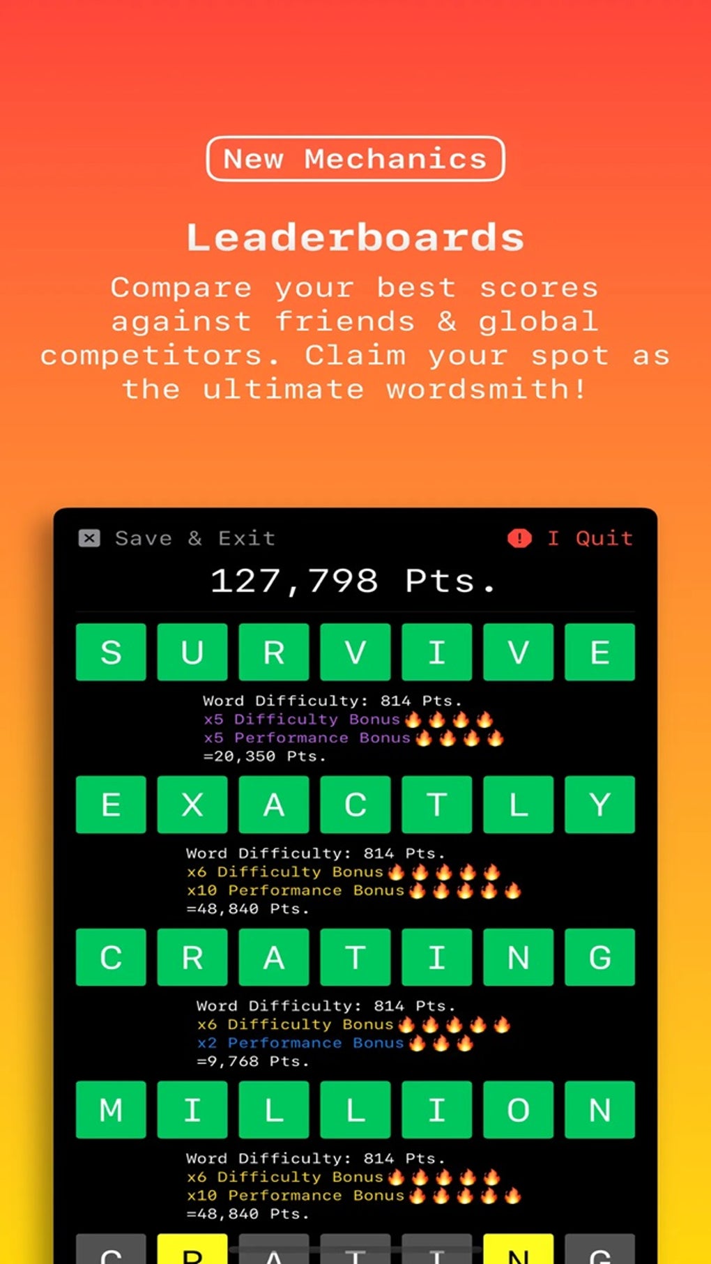LOSER - A Word Game for iPhone - Download