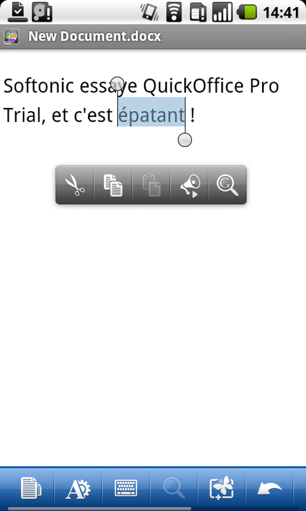 Quickoffice Pro pour Android - Télécharger