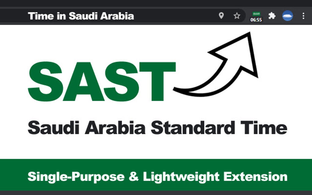 Time in Saudi Arabia for Google Chrome - Extension Download