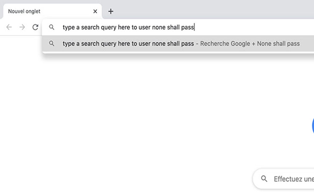 None shall pass for Google Chrome - Extension Download