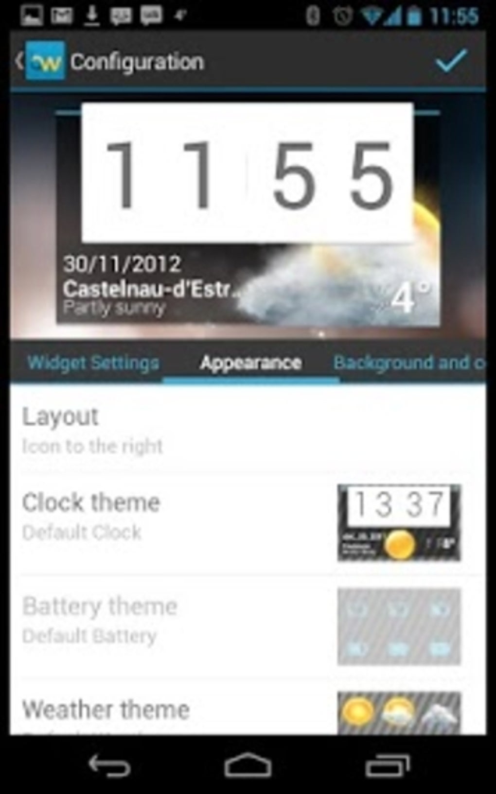 Beautiful Widgets Pro สำหรับ Android ดาวน์โหลด