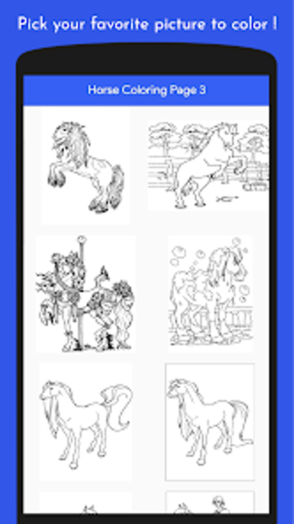 ColorFun: Horses Coloring Book para Android - Descargar