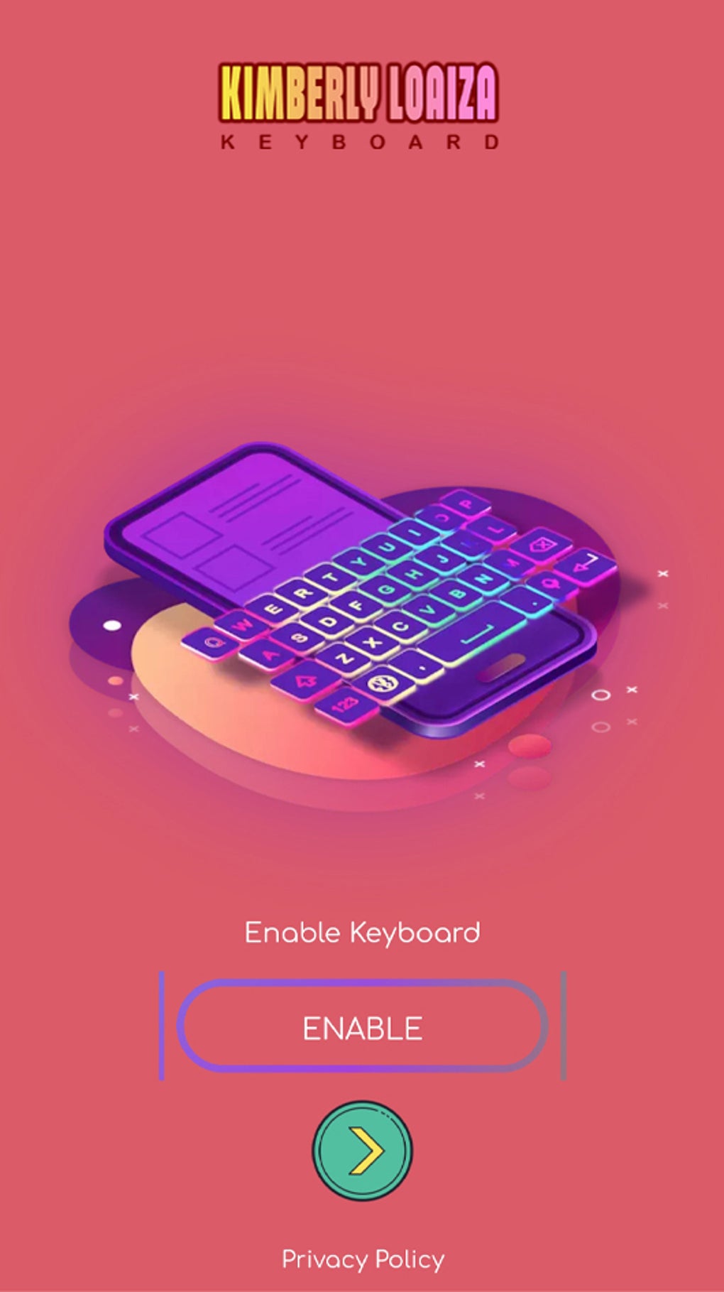 Kimberly Loaiza Neon Keyboard for Android - Download