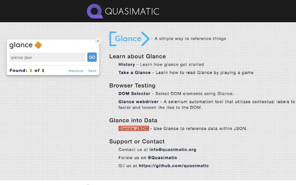Glance para Google Chrome - Extensión Descargar