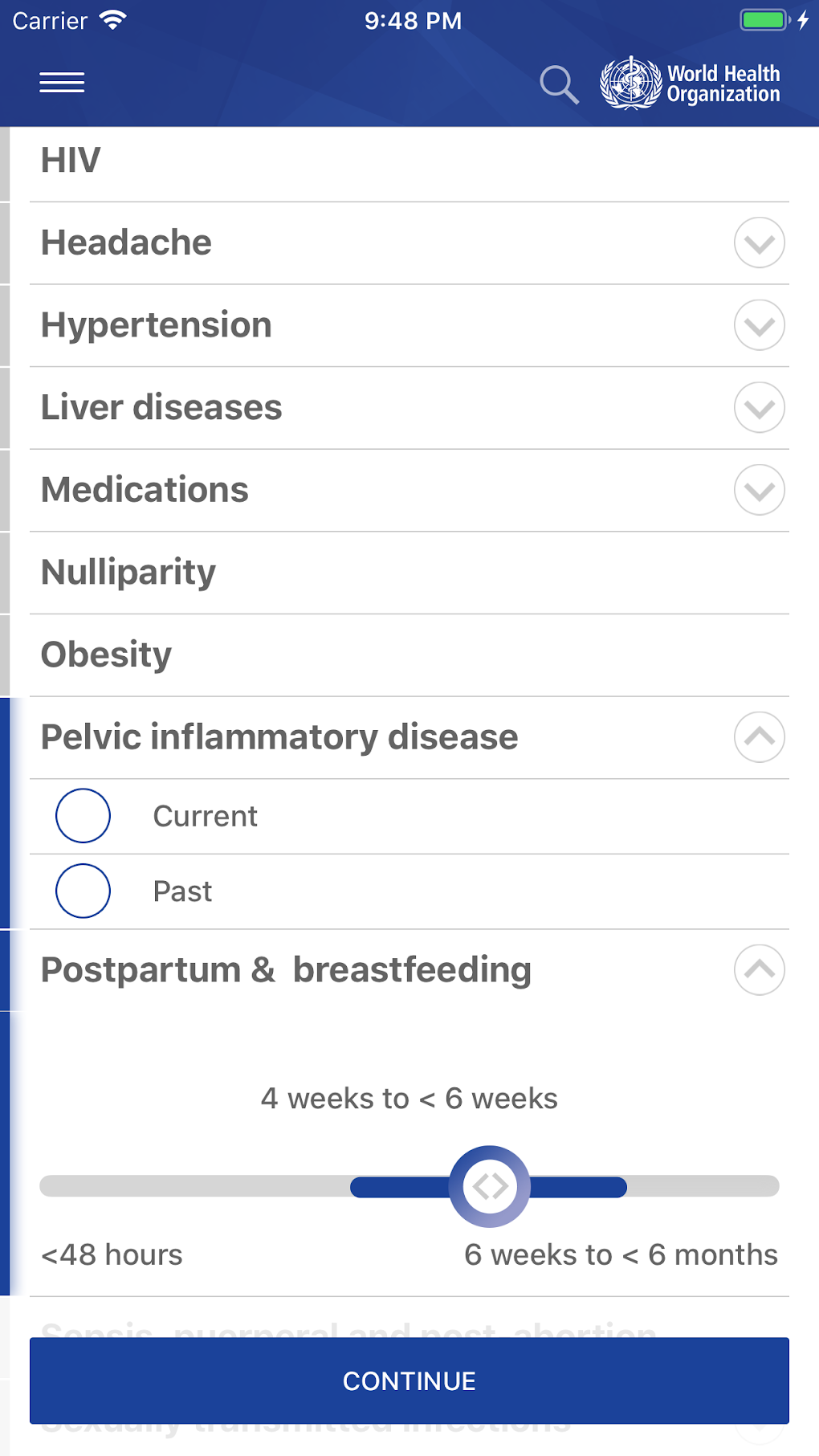 WHO Contraception tool APK for Android - Download