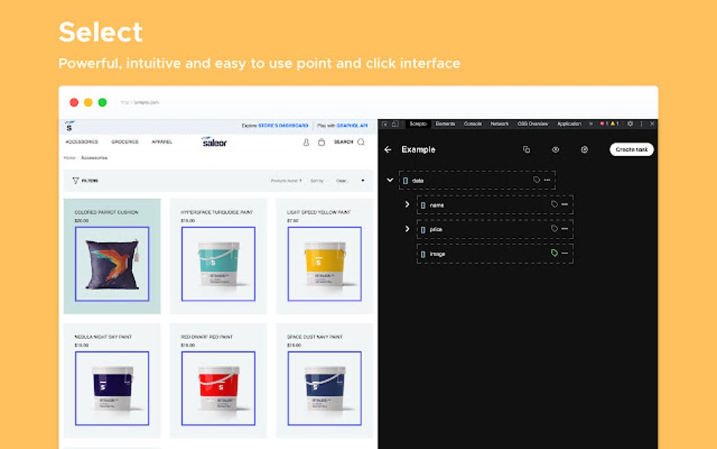 Screpto - Web Scraping Made Simple for Google Chrome - Extension Download