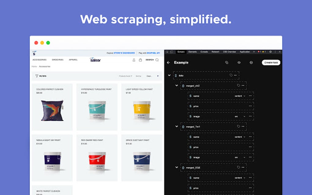 Screpto - Web Scraping Made Simple for Google Chrome - Extension Download